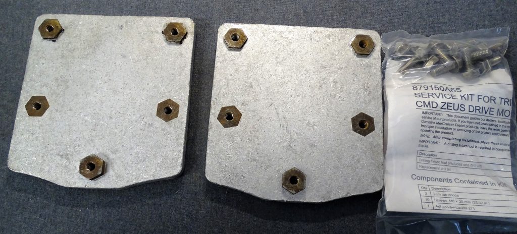 Zeus Pod Anode Kit 97-879150A65 - Marine Engineering Services